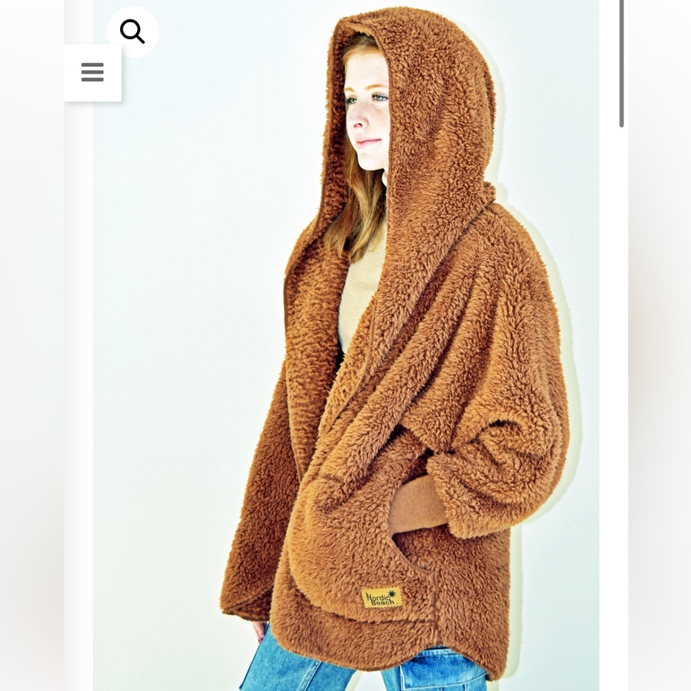 Nordic Beach Os Teddy Bear/Fall Harvest Brown Fur Ove… - Gem
